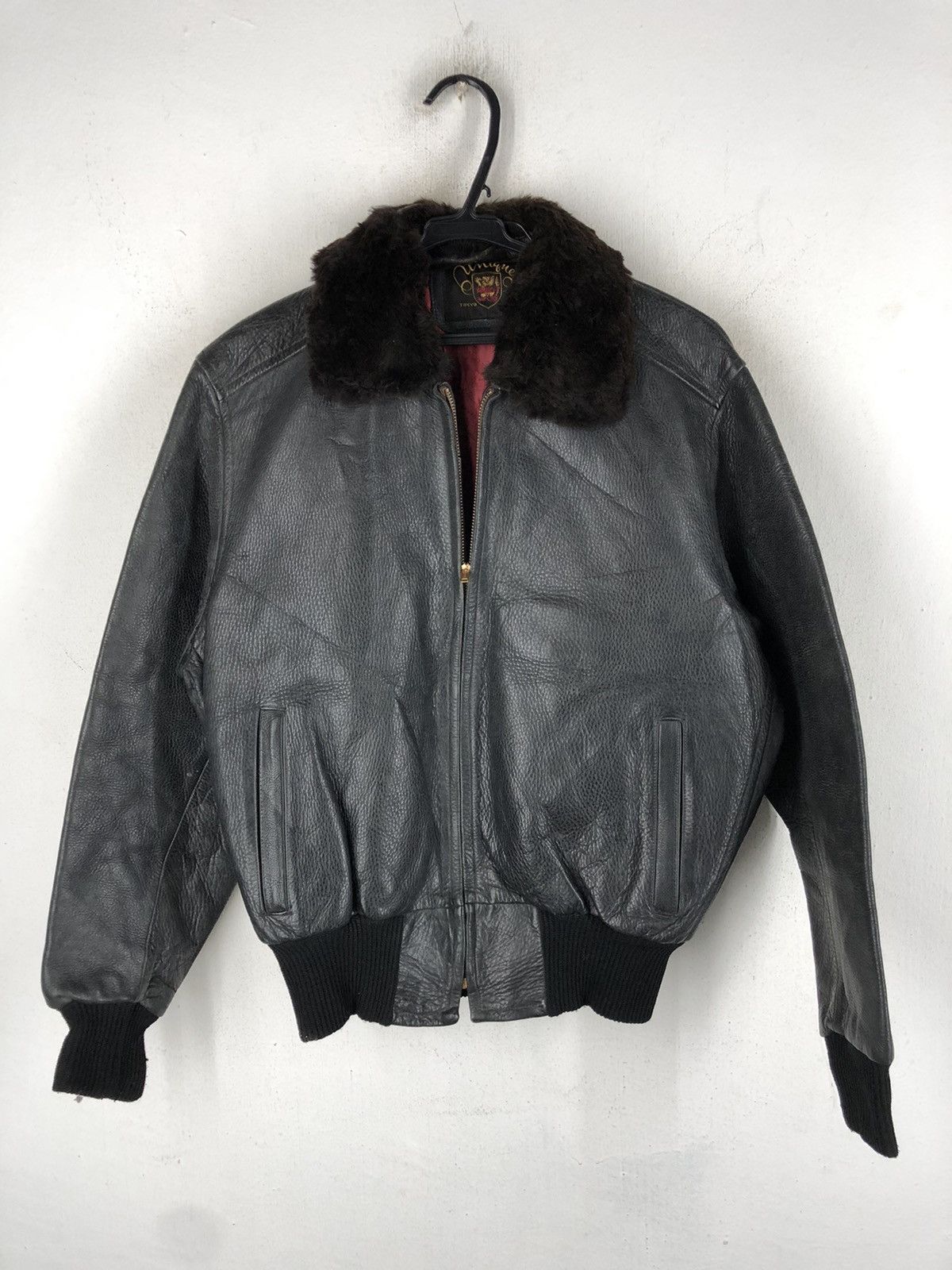 Aero Leather Rare vintage unique leather tokyo japan jacket | Grailed