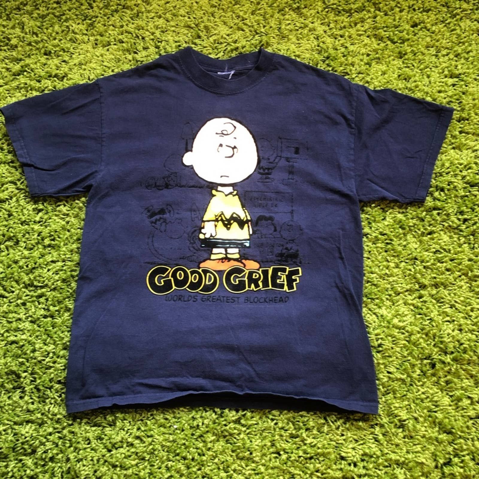 Peanuts Vintage Charlie Brown World’s Greatest Blockhead Tee | Grailed