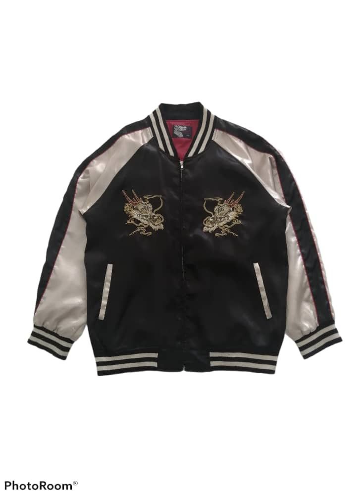 Japanese Brand Vintage Sukajan Dragon Traditional Light Jacket | Grailed