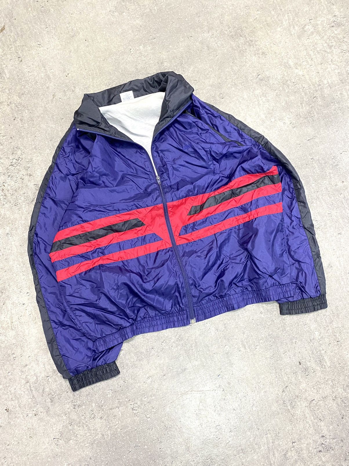 Vintage ᶠᵃⁿᶜʸᵍᵘʸ Boxy 80s Track Jacket Vintage Tracksuit Rave 90s | Grailed
