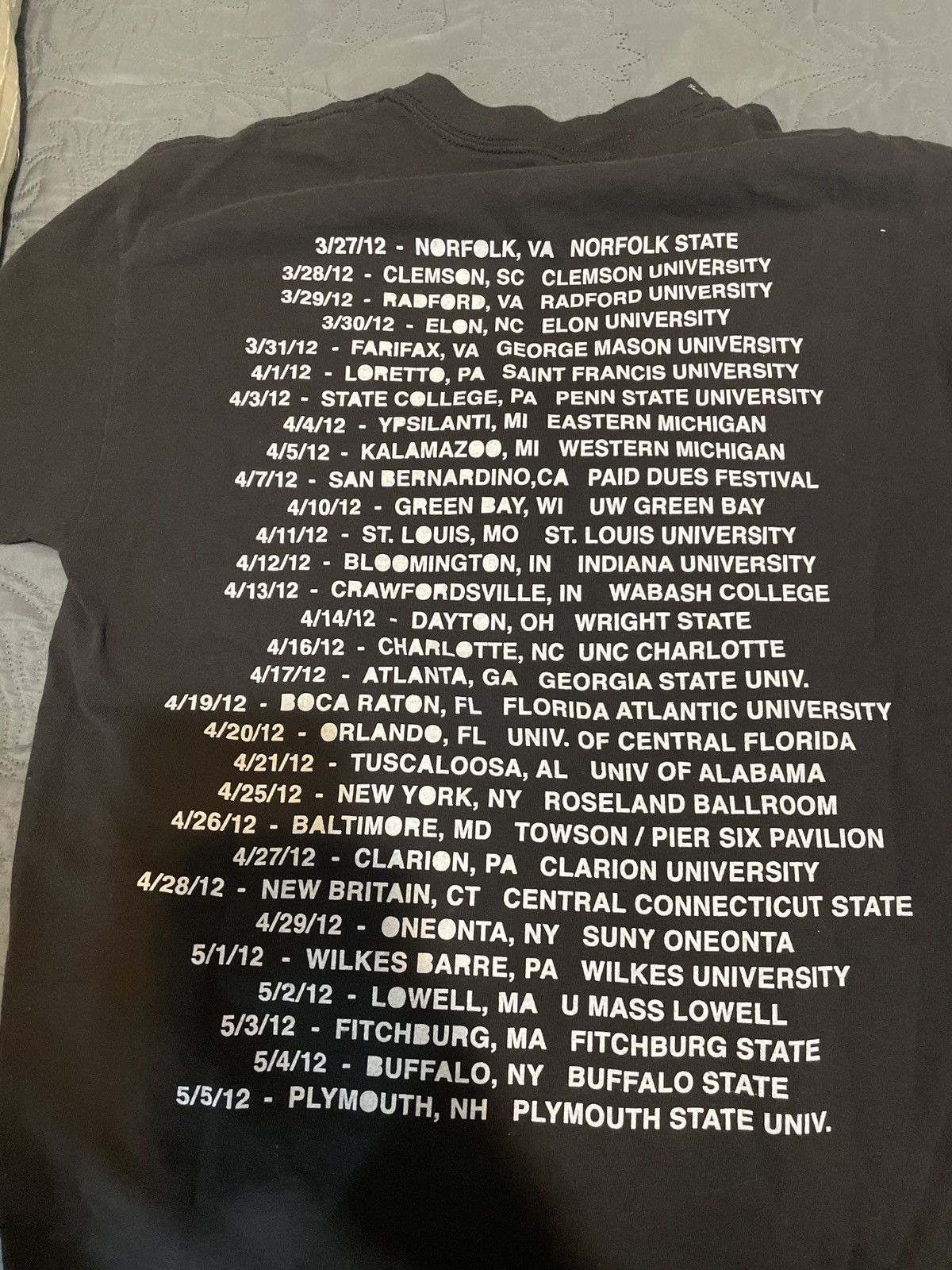 Mac Miller Mac Miller macadelic tour t shirt | Grailed