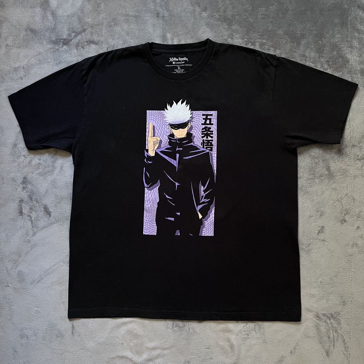 Streetwear Jujutsu Kaisen JJK Satoru Gojo Tee - Black | Grailed