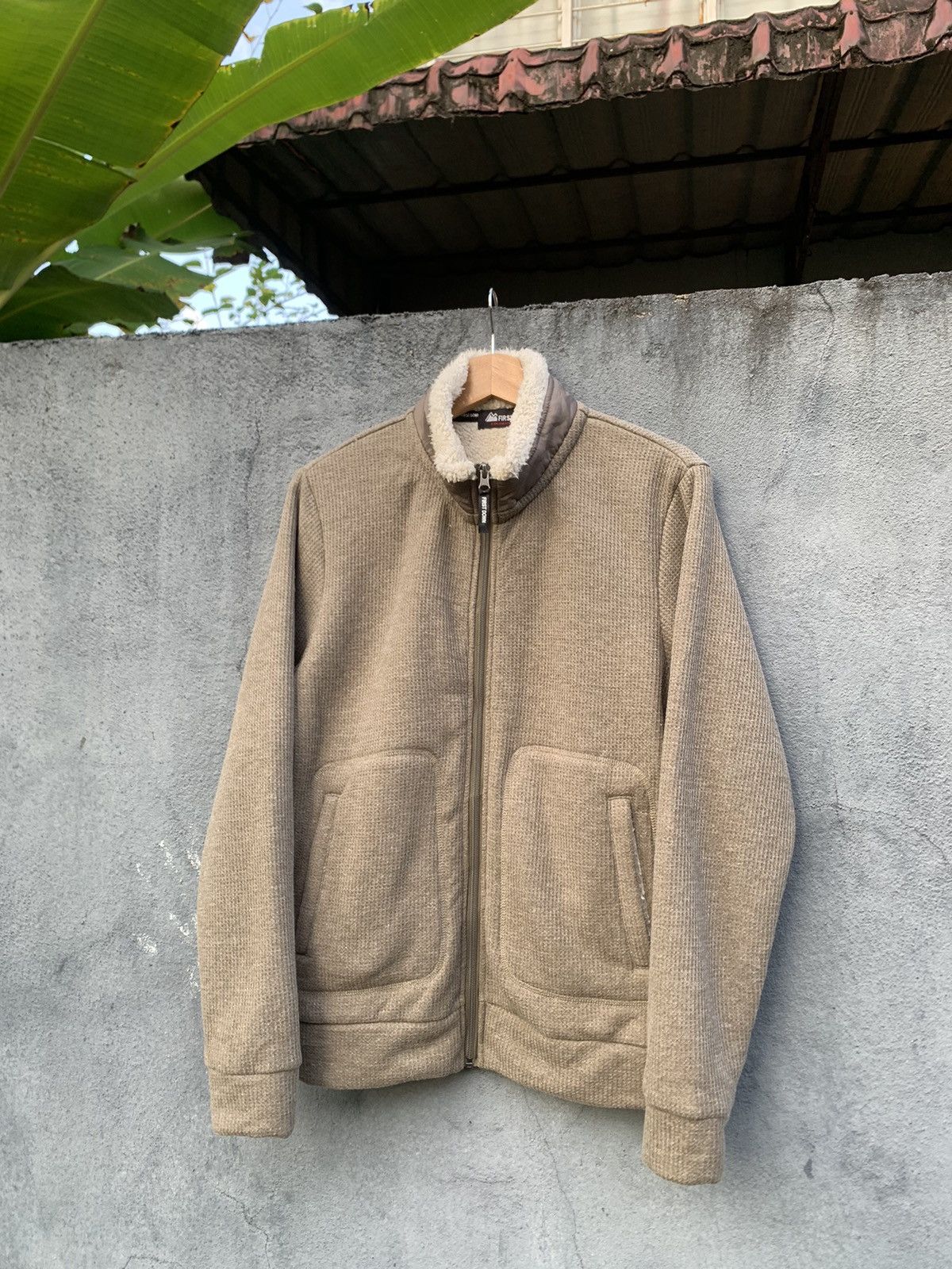 Japanese Brand × Streetwear × Vintage FIRST DOWN FLEECE LINED JACKET ...