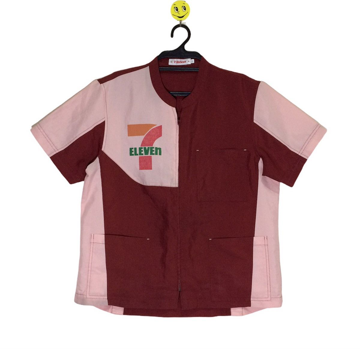 Streetwear × Uniform Wares × Vintage 7 Eleven 7-11 Uniform Shirt Zipper ...