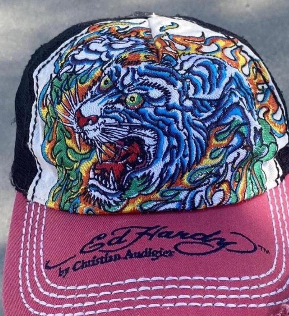 Ed Hardy Rare Ed Hardy Tiger Hat | Grailed