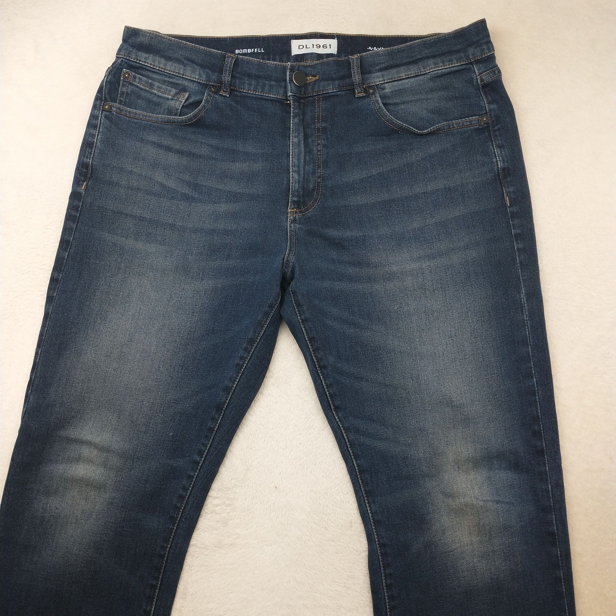 Dl 1961 DL1961 Mens 36x30 Blue Wayne Bombfell Straigh Leg Jeans | Grailed