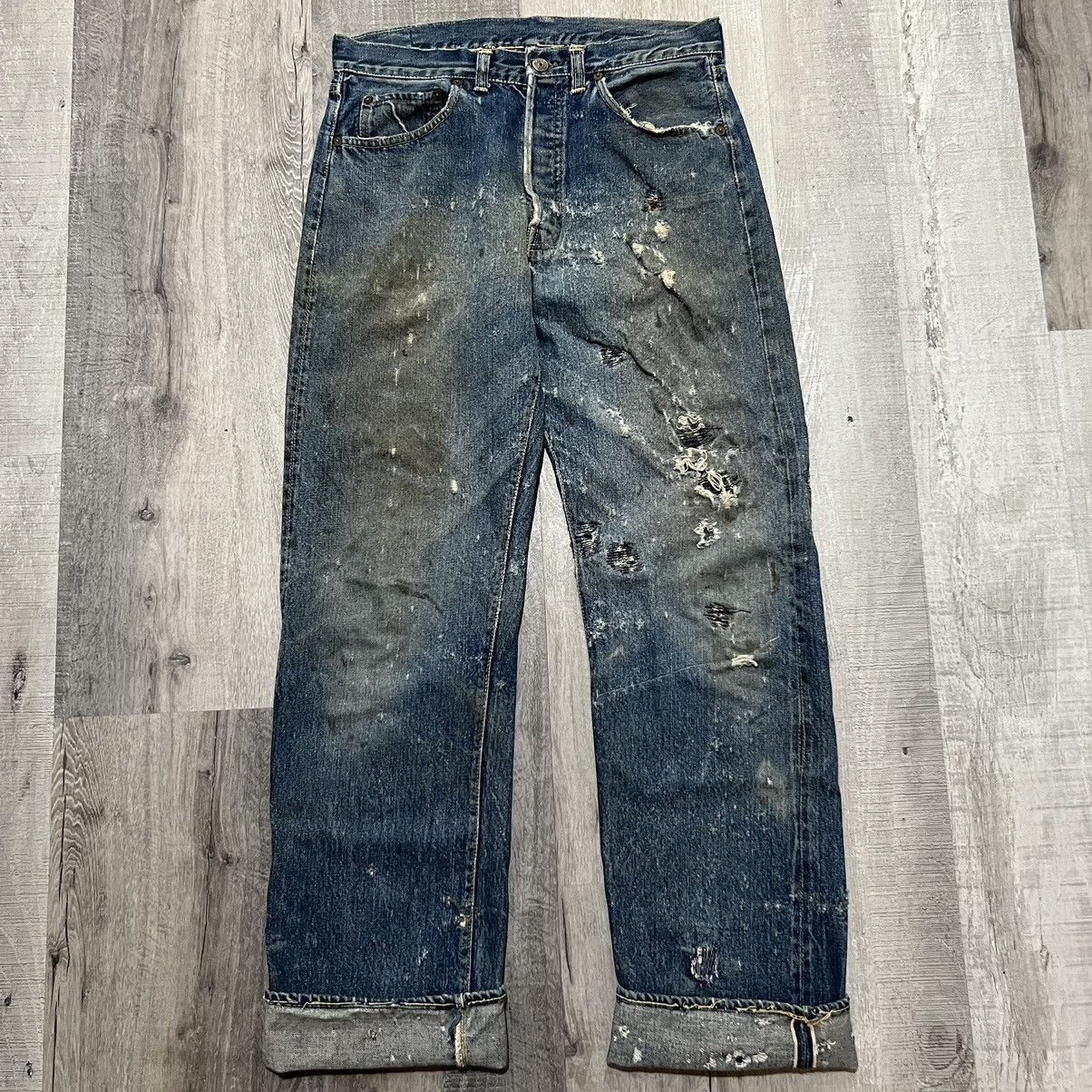 Vintage VTG Levi’s Hidden Rivet 60s Jeans Selvedge Big E V Stitch | Grailed