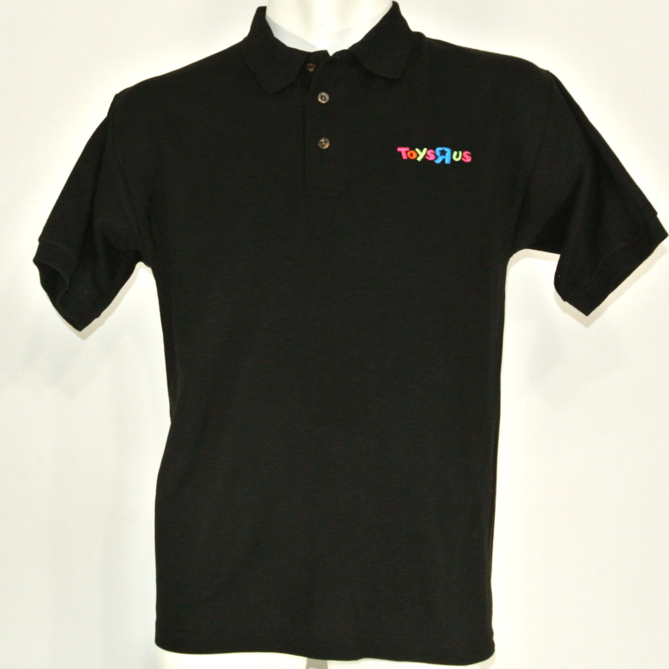 Mando TOYS R US Store Employee Uniform Black Polo Shirt | Grailed