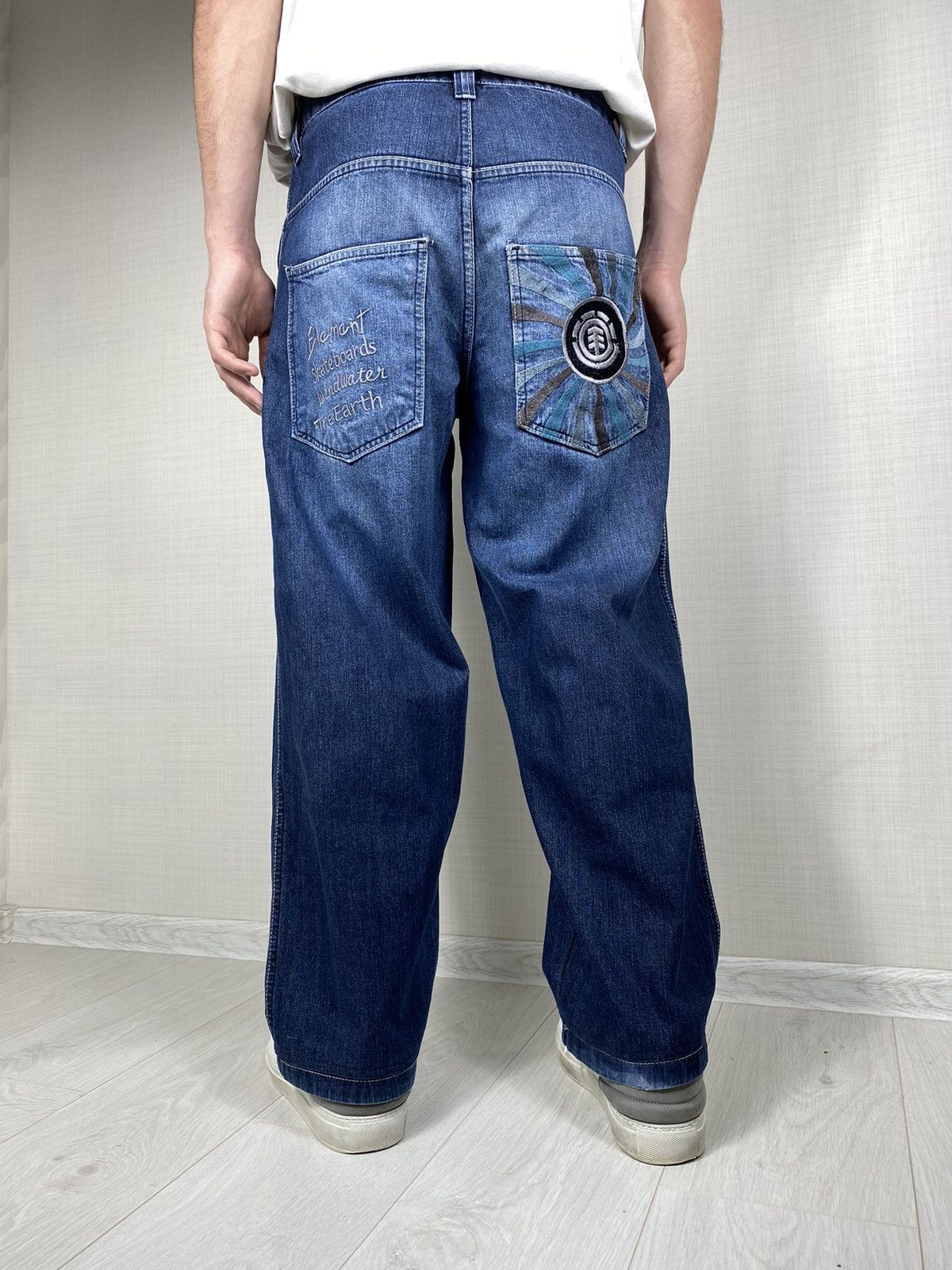 Element × Skategang × Streetwear Element Baggy Skate Vintage Jeans Big ...