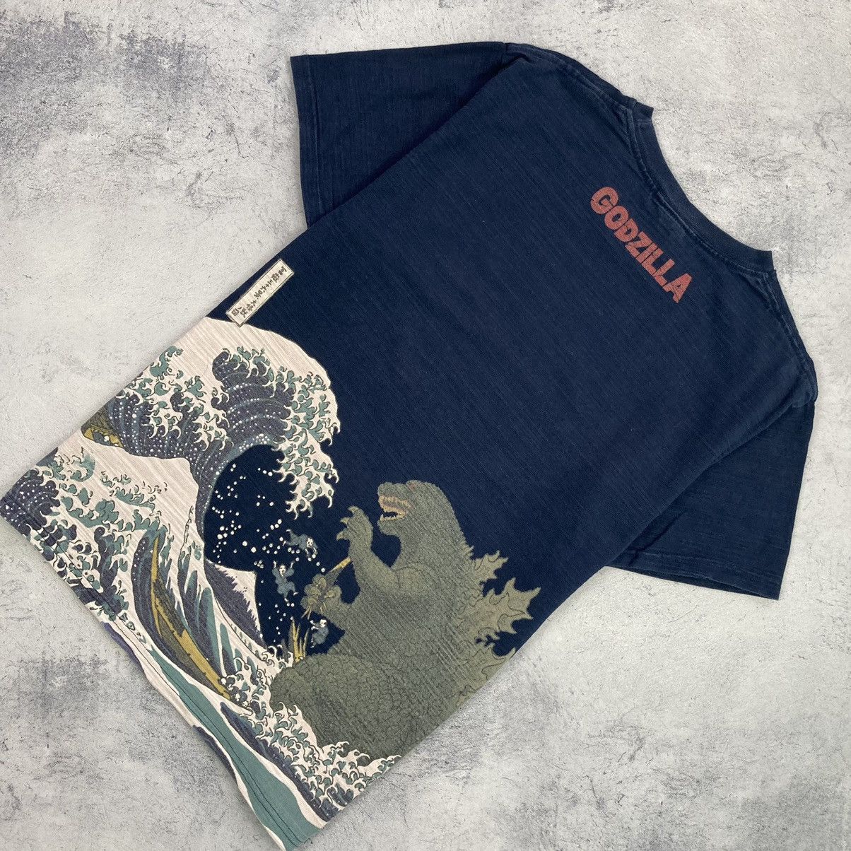 Art × Streetwear × Vintage Vintage Godzilla japanese art tee 90’s | Grailed