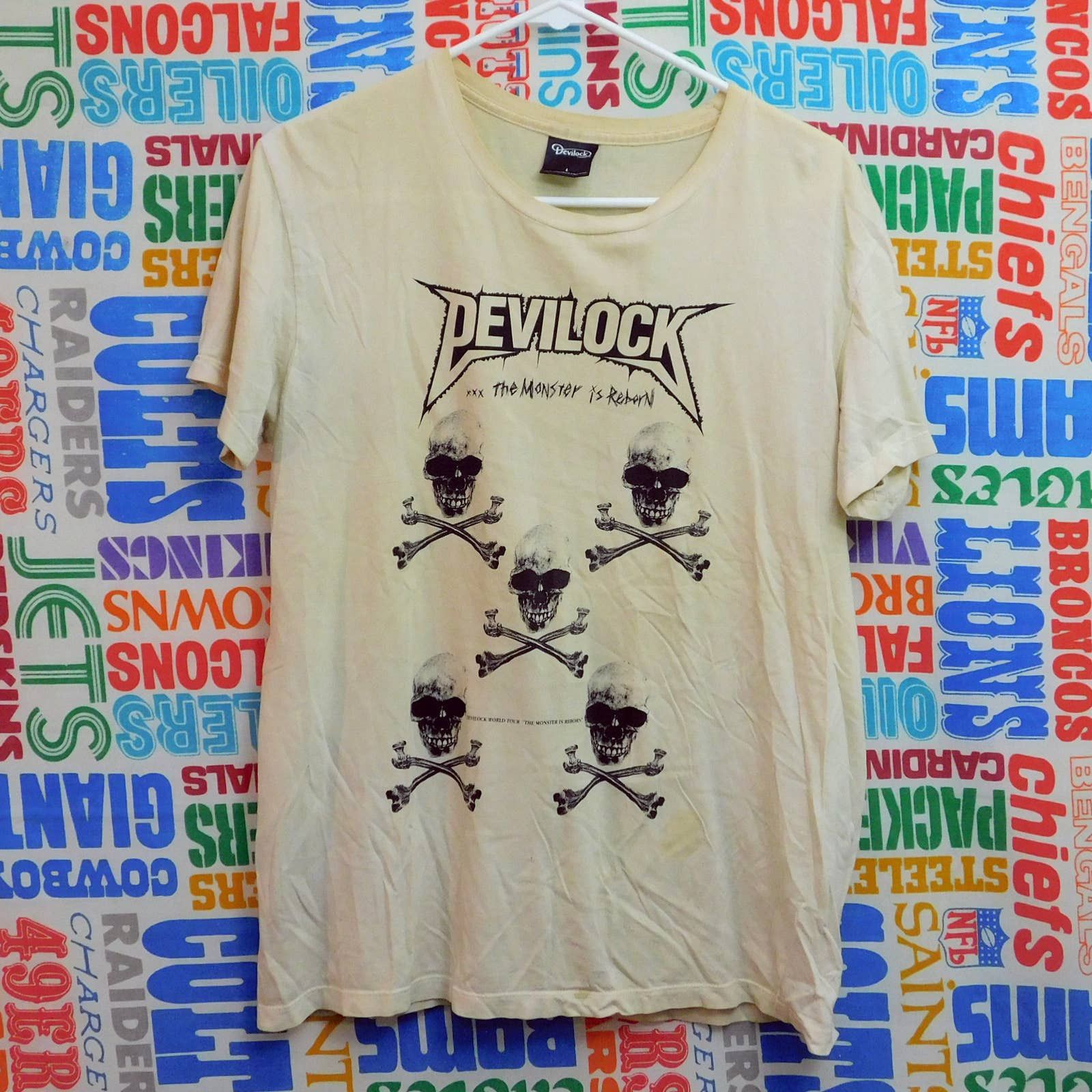 Devilock Vintage Rare Devilock Europe 89 Tour T Shirt Size L | Grailed