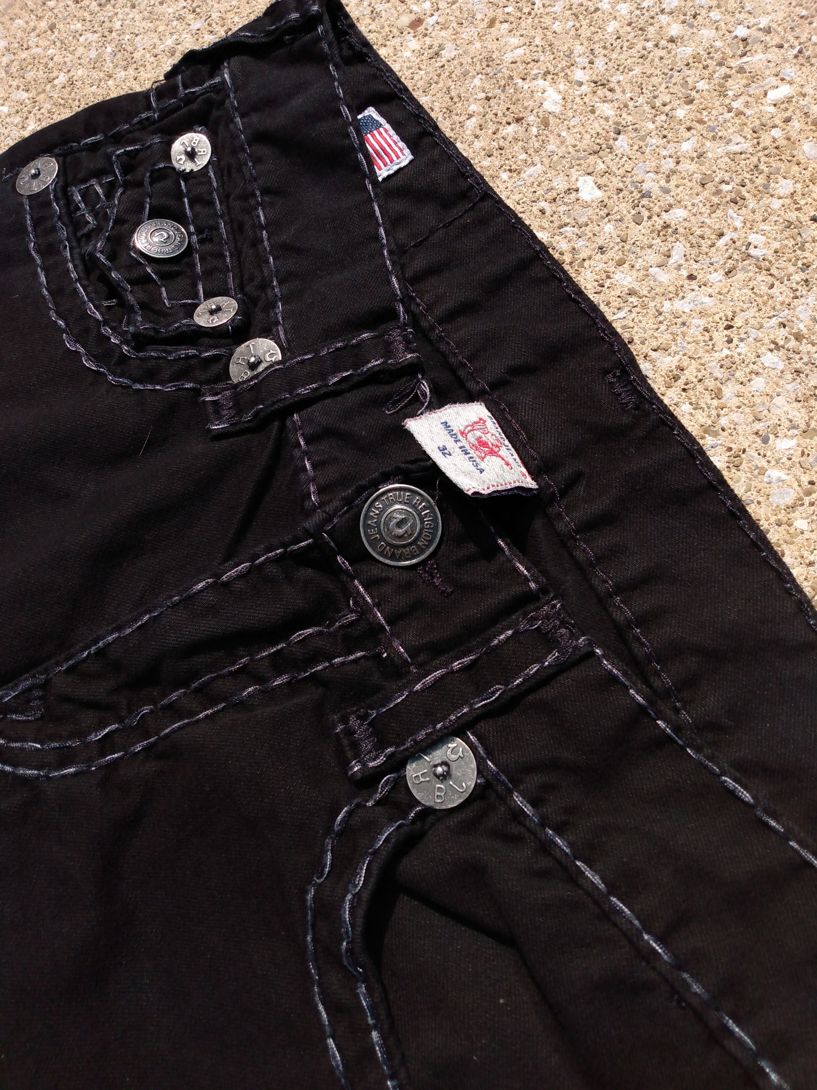 True Religion × Vintage True Religion Made In USA Y2K Big Stitch Flap ...