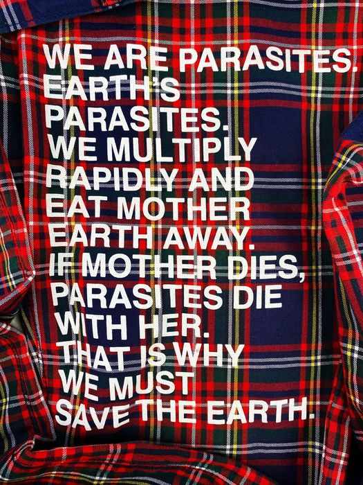 Junya Watanabe SS02 Junya Watanabe ‘Parasite’ Poem Plaid Trousers | Grailed