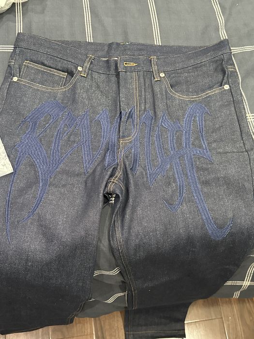Revenge Revenge Embroidered Denim / Jeans | Grailed