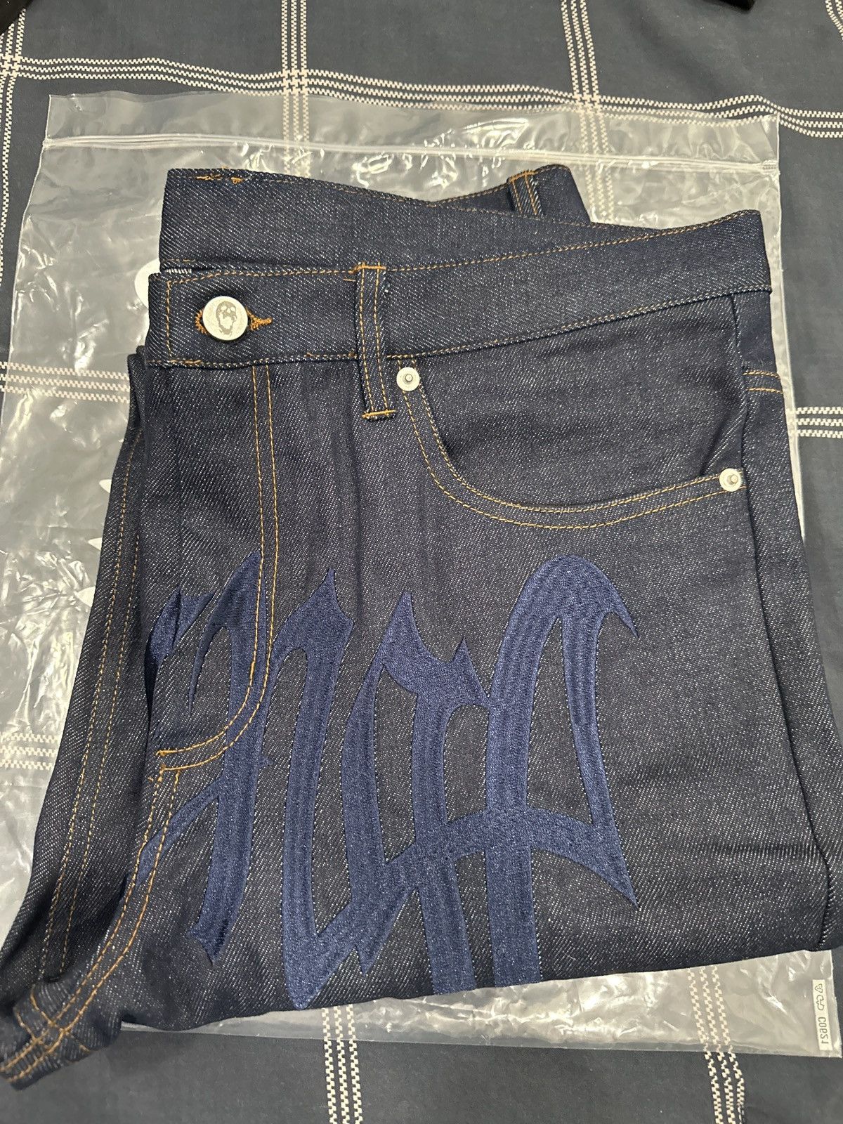 Revenge Revenge Embroidered Denim / Jeans | Grailed