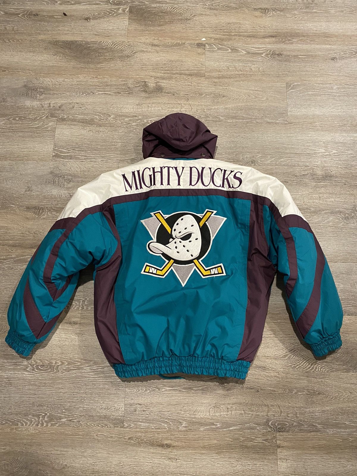 NHL × The Mighty Ducks × Vintage Vintage The Mighty Ducks NHL Jacket ...
