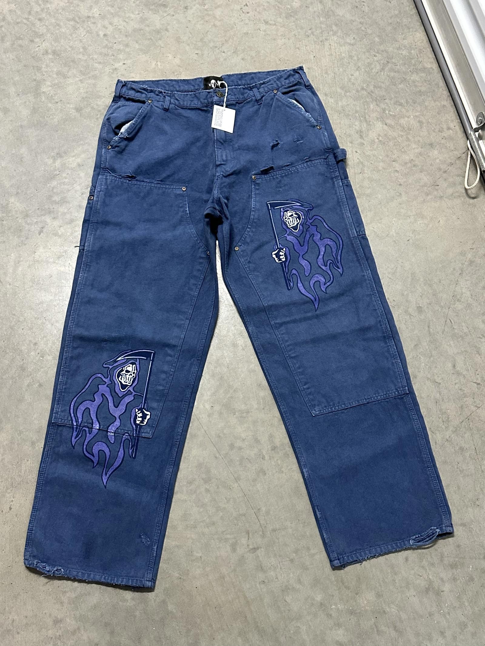 Designer × Streetwear × Warren Lotas Warren Lotas Distressed Double ...