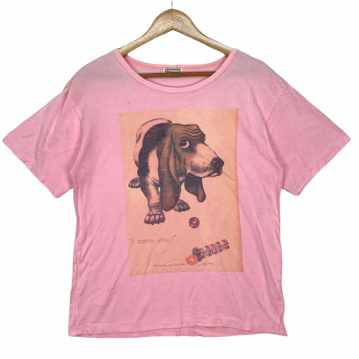 Fiorucci Vintage FIORUCCI ITALY Dog Cartoon Pet Tee Shirt Designer | Grailed