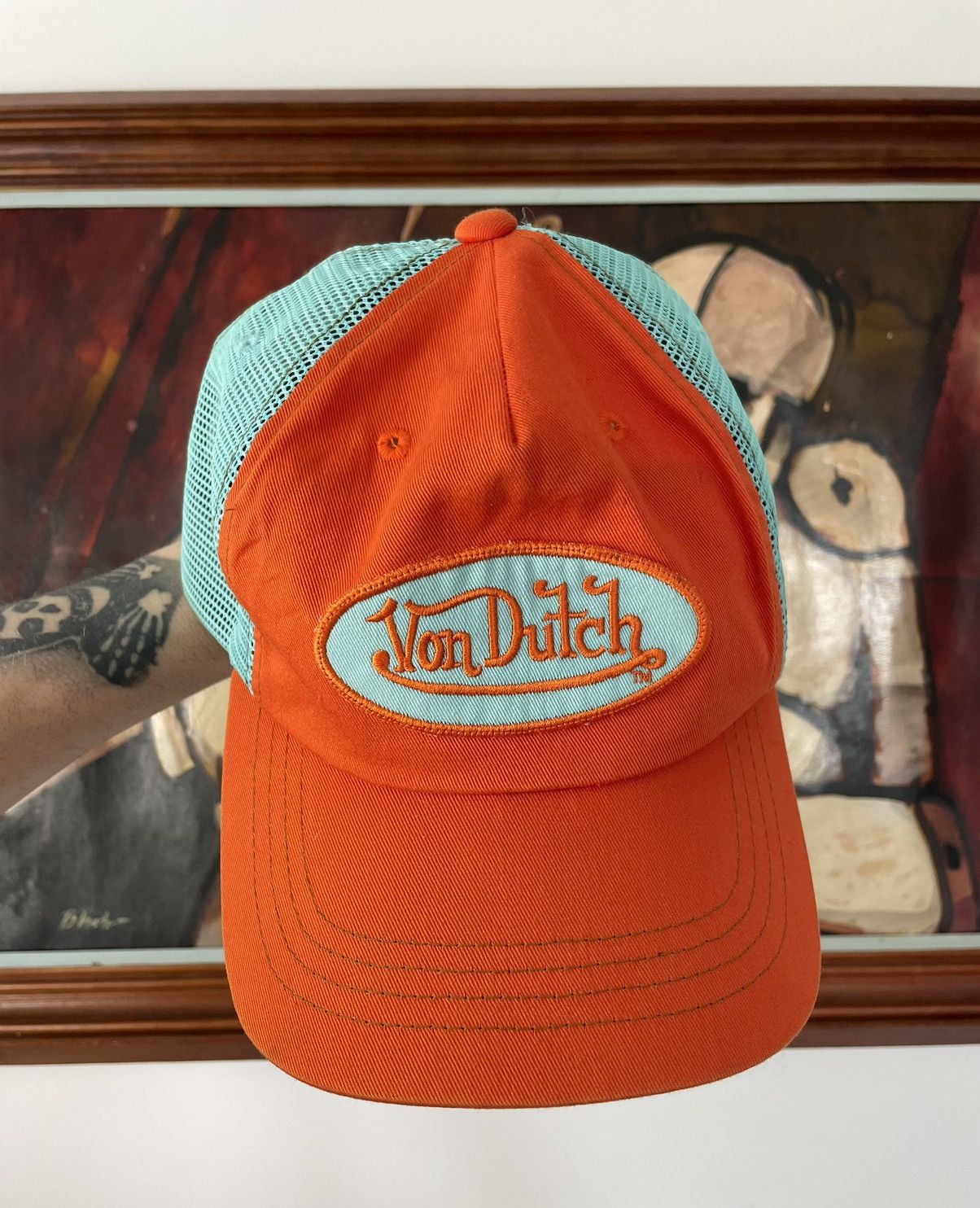 Trucker Hat × Vintage × Von Dutch Von Dutch Vintage Y2k Trucker Hat Cap ...