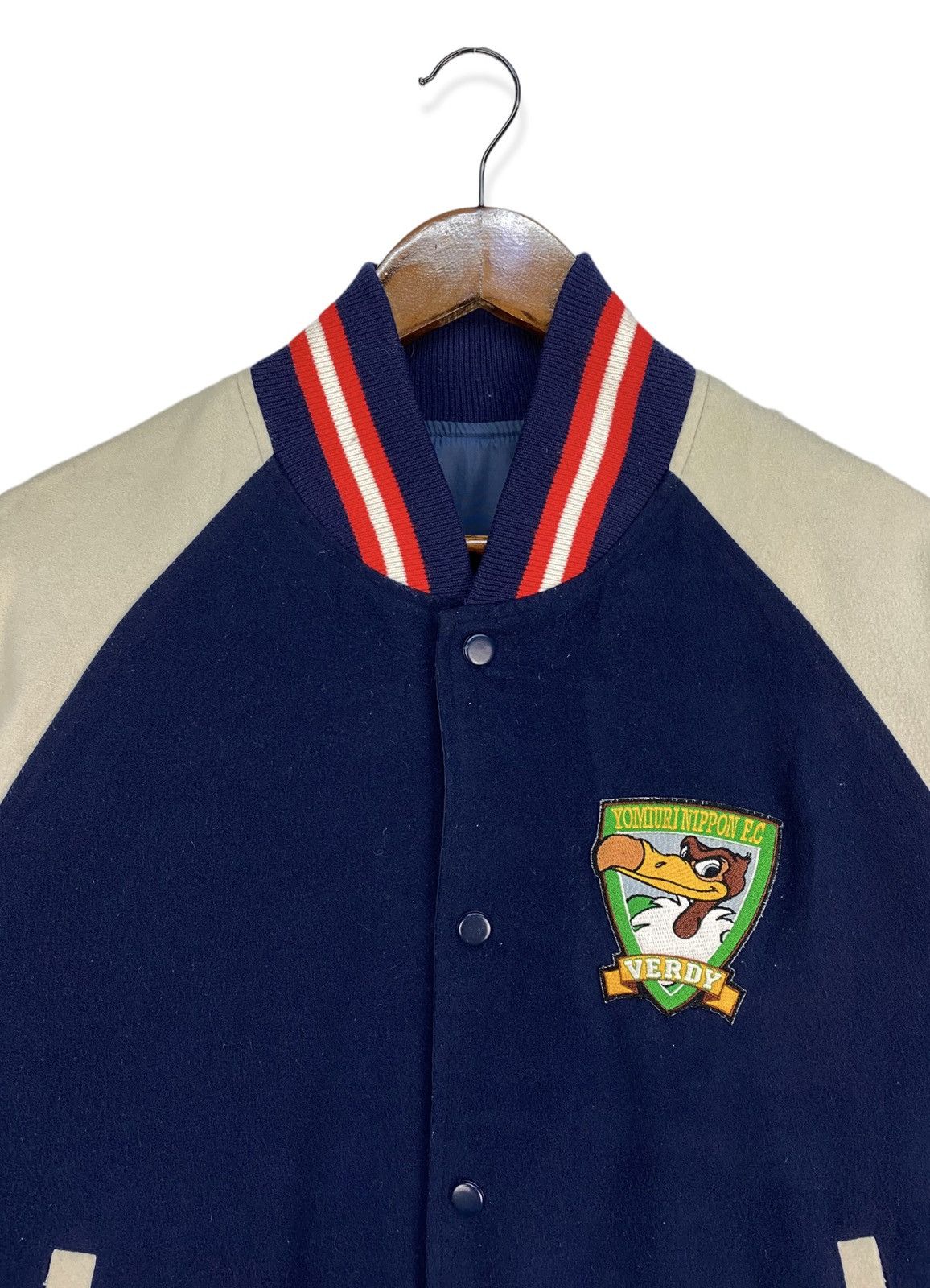 Japanese Brand × Varsity Jacket Yomuri Nippon Fc Verdy Varsity Jacket ...