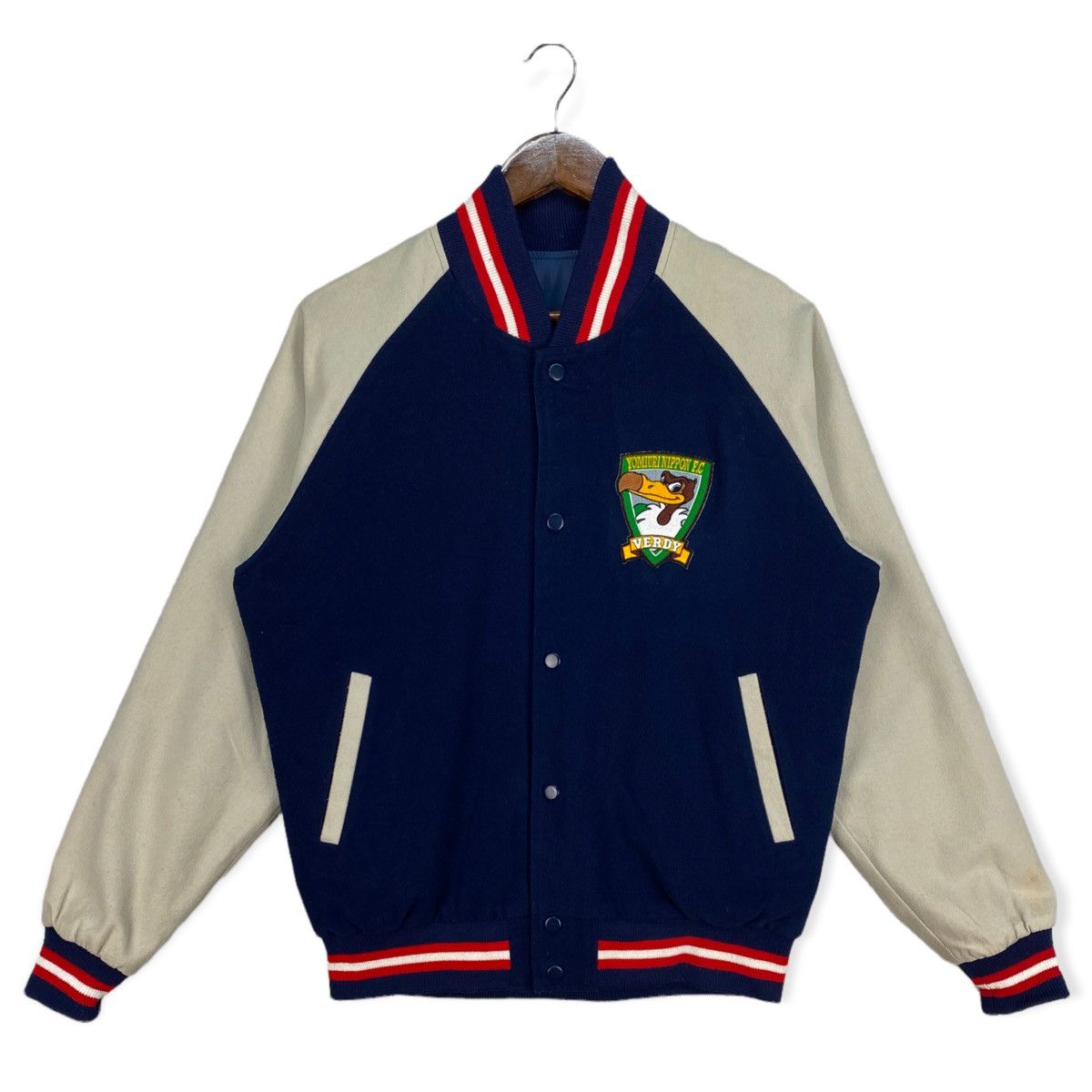 Japanese Brand × Varsity Jacket Yomuri Nippon Fc Verdy Varsity Jacket ...