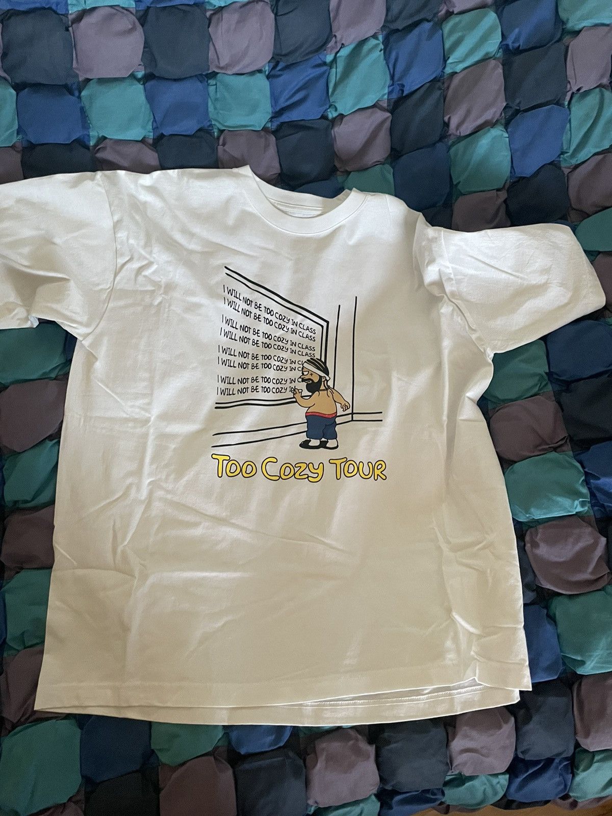 A$AP Rocky ASAP Mob 2017 too cozy tour tee yams Simpson | Grailed