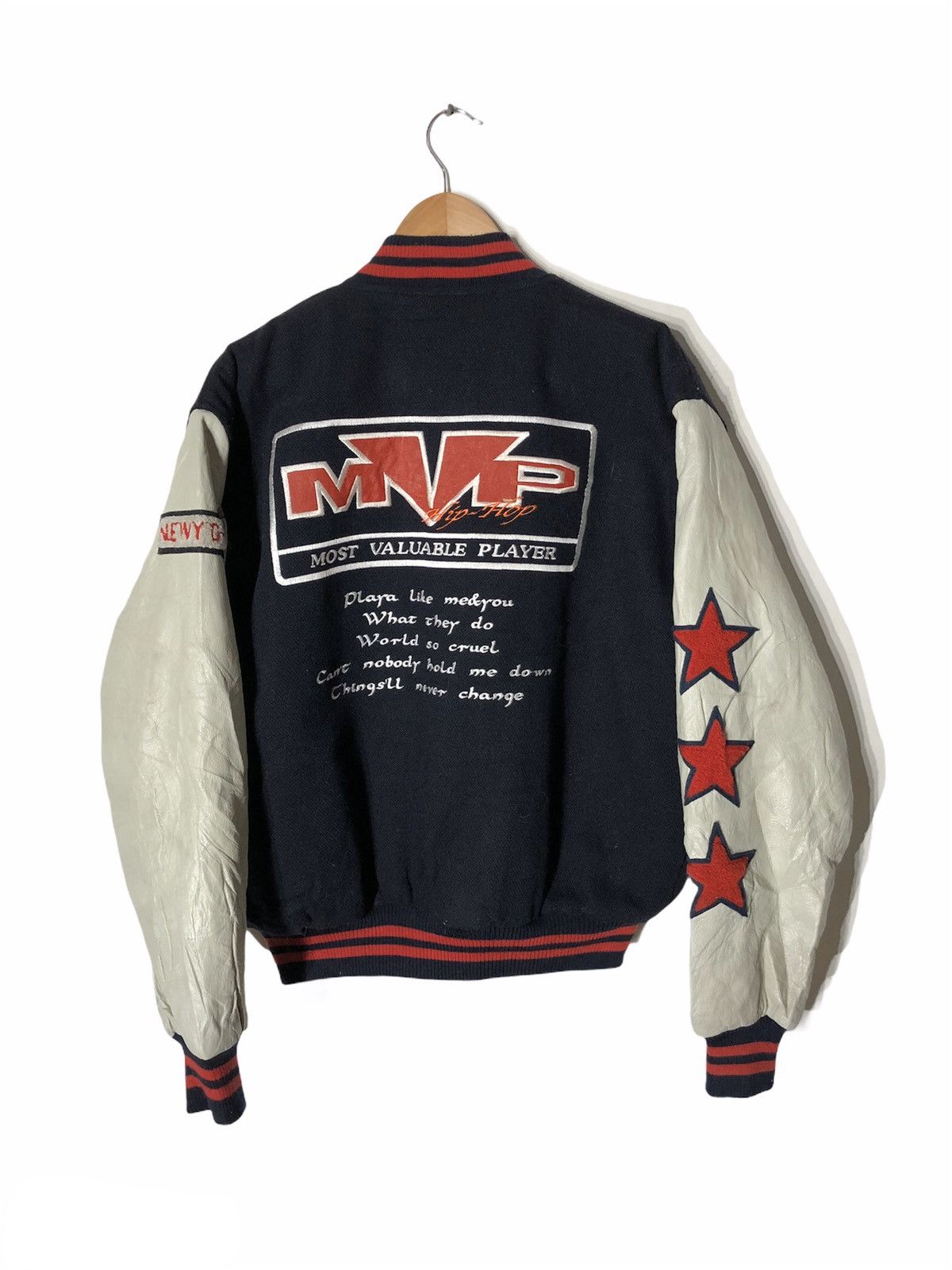 Mvp 🔥DOPE🔥MVP HIP HOP STREET NY. VARSITY STADIUM BOMBER JACKE | Grailed