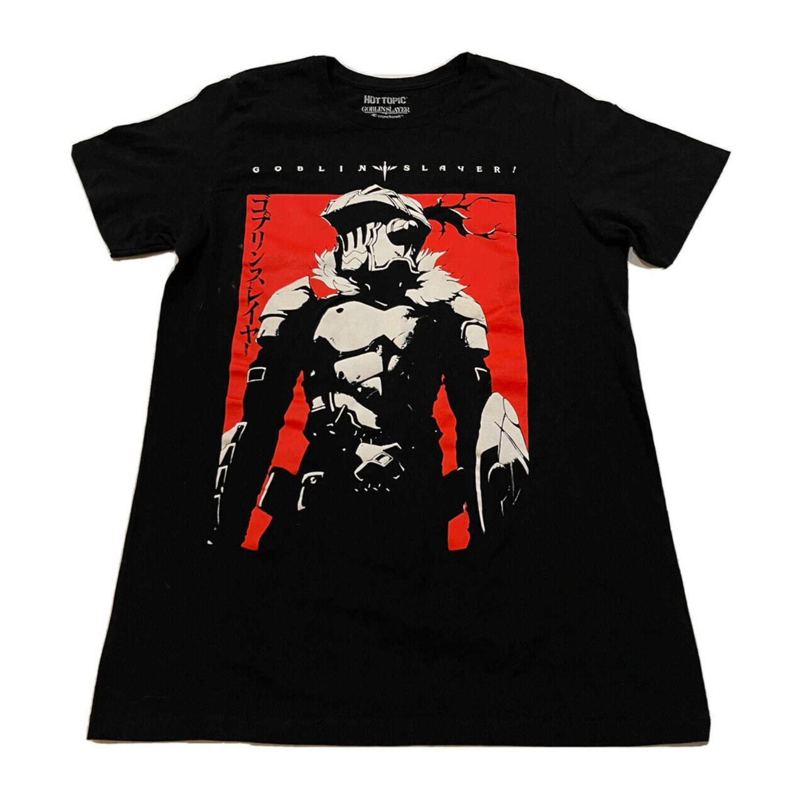 Vintage Anime Hot Topic Goblin Slayer Crunchy Roll Blk T-Shirt Size ...