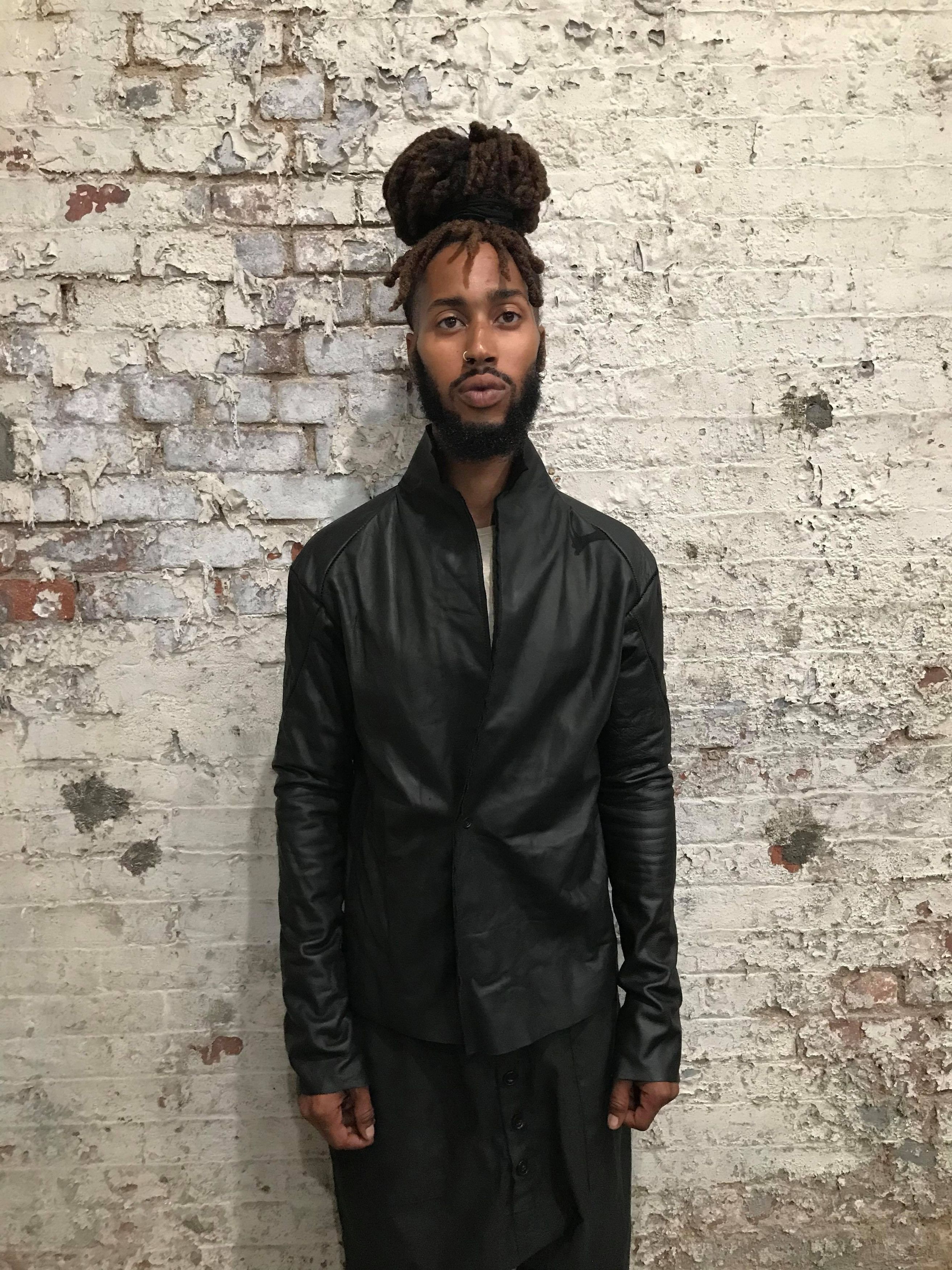 Zam Barrett PROTOLOGICAL ARCHETYPE SHIRT JACKET IN LEATHER || BLACK ...