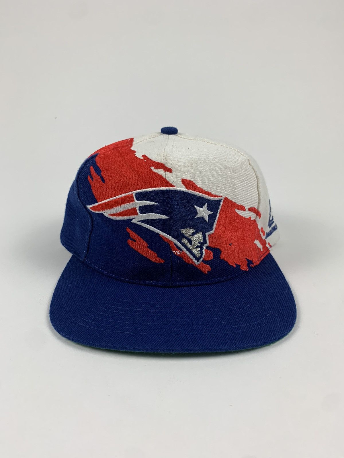 Vintage Vintage 90s New England patriots splash Snapback hat | Grailed