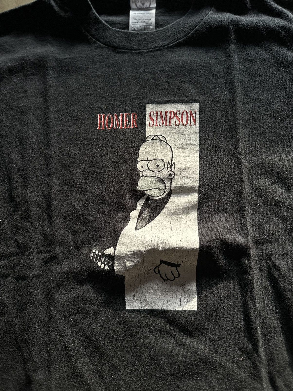 Made In Usa × The Simpsons × Vintage The Simpsons Scarface Theme T ...