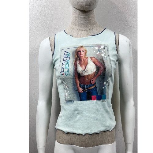 Vintage ULTRA RARE! BRITNEY SPEARS OVERPROTECTED BABY DOLL TANK | Grailed