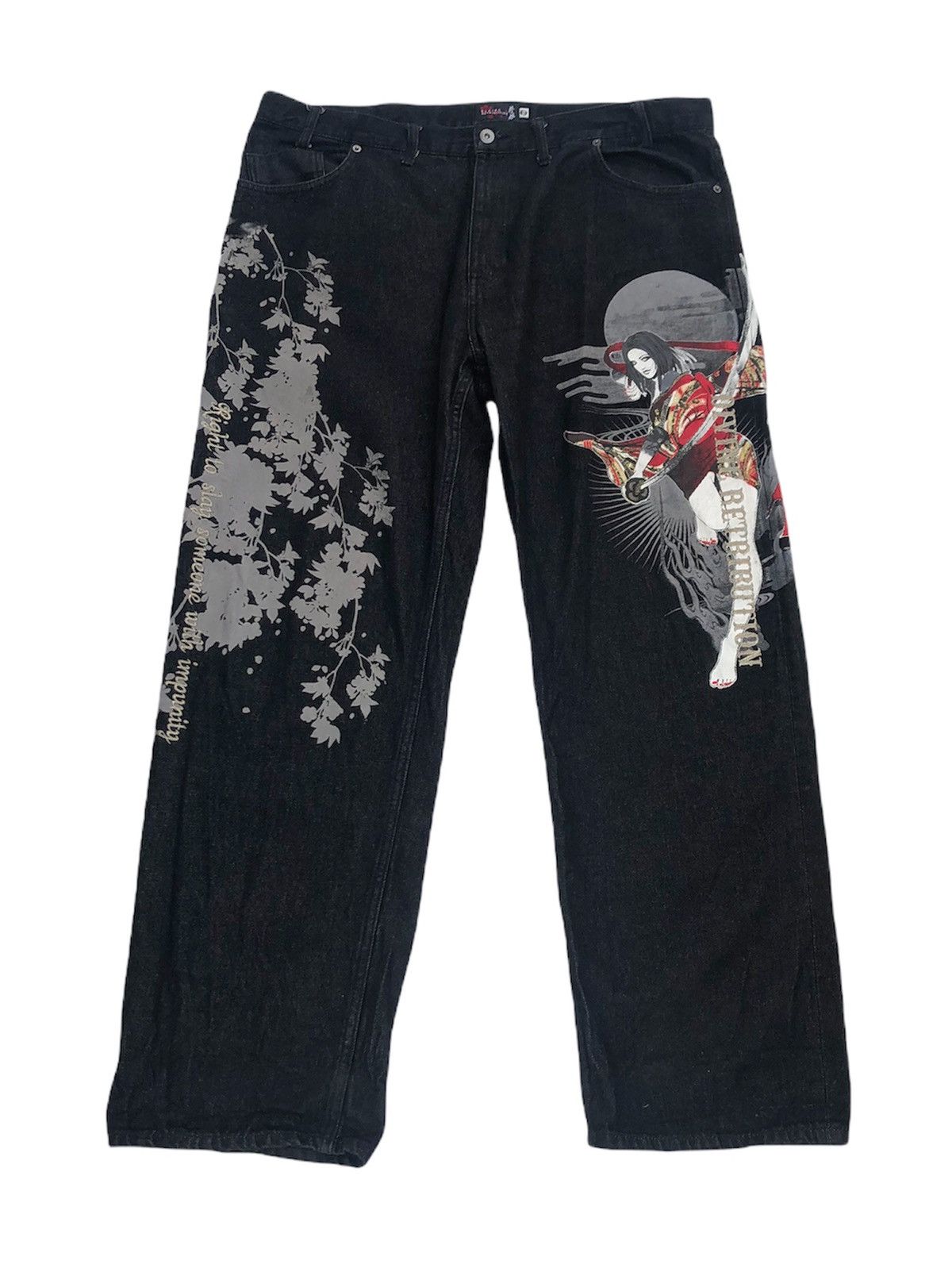 Japanese Brand 🔥Mega Rare🔥 Divine Retribution Warrior Fighter Jeans ...