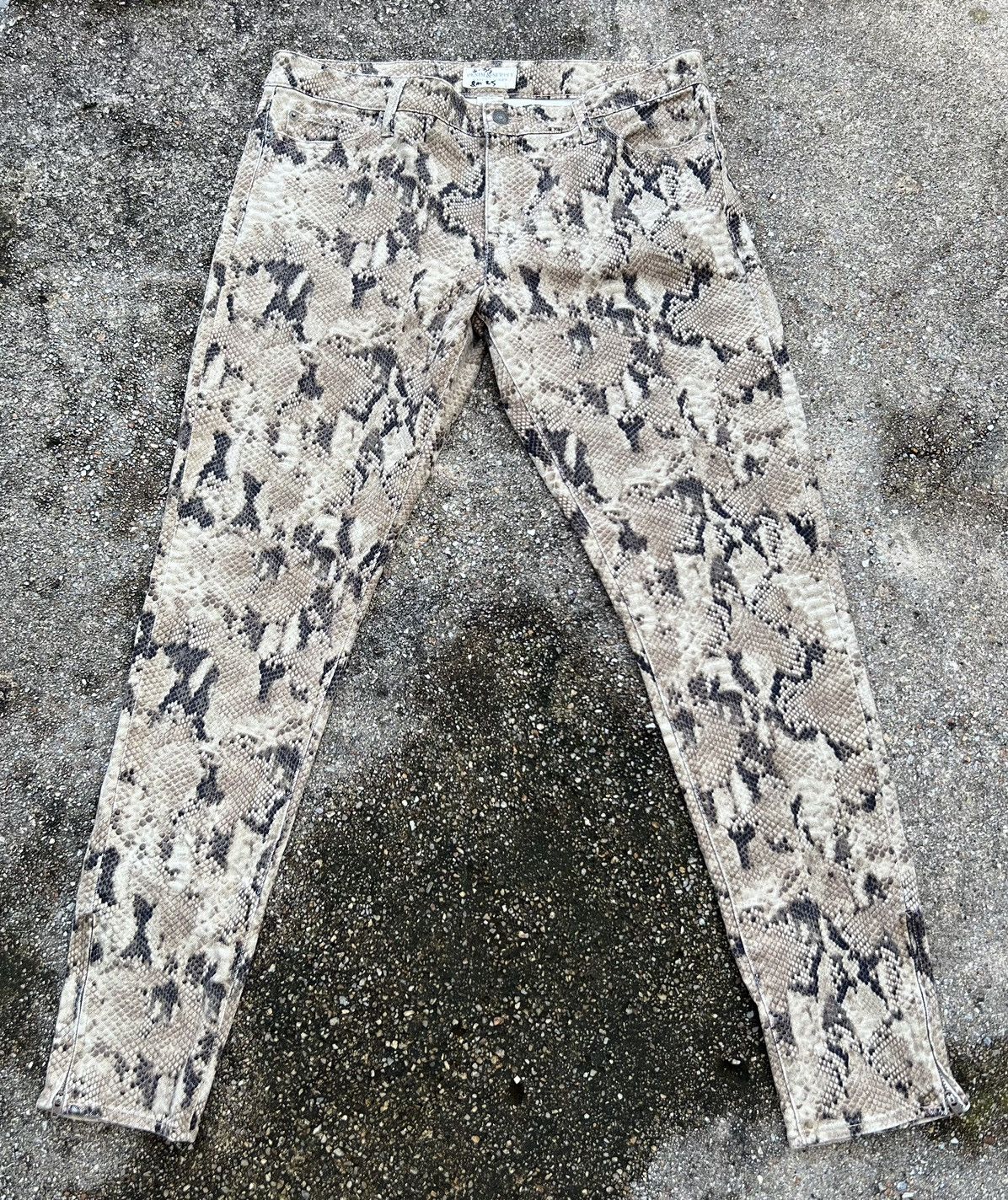 Ralph Lauren Rare Denim & Supply Ralph Lauren Snake Skin Design Pants ...