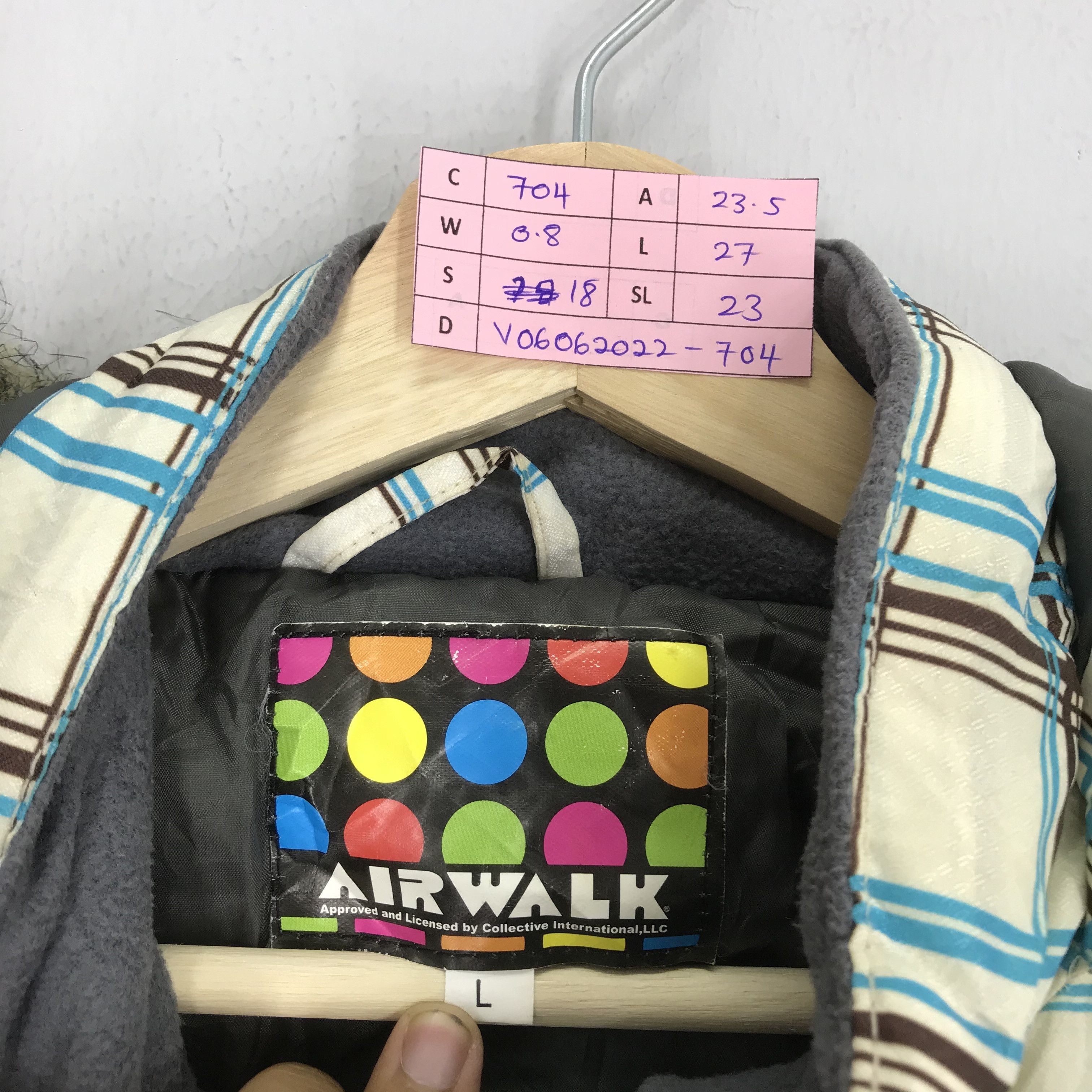 Vintage Airwalk Skateboarding Checkered Hoodie Jacket | Grailed