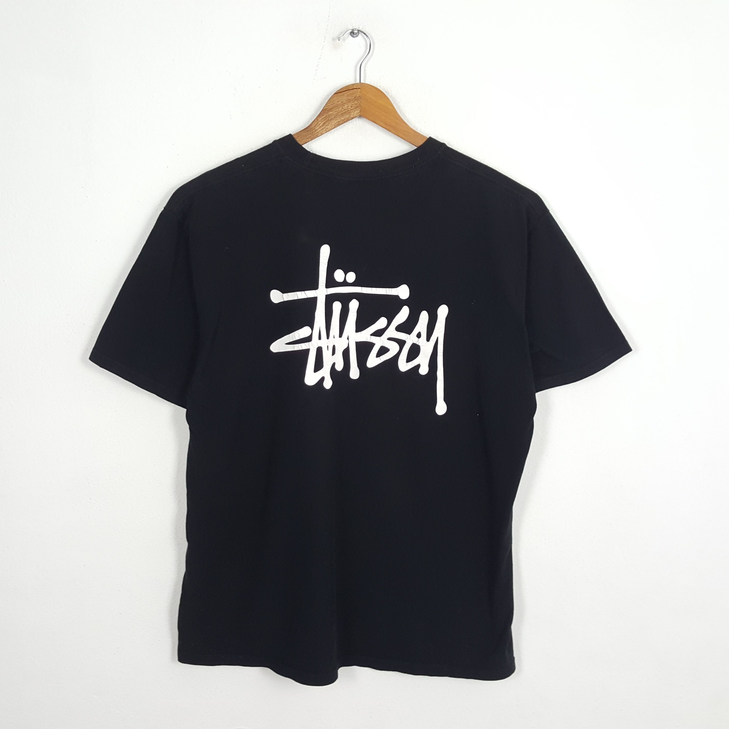 Vintage Vintage STUSSY Streetwear Skateboard Original Logo T-Shirt ...