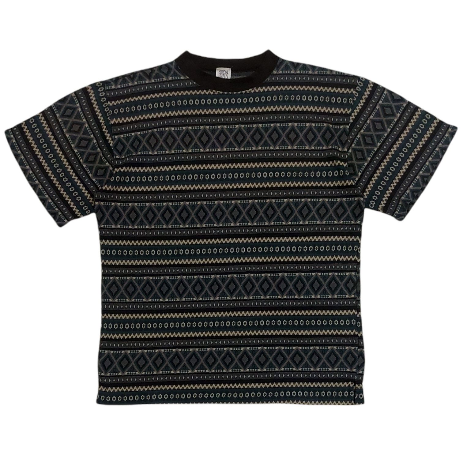 Vintage RARE! DEADSTOCK VTG 80s BODY WAVE JAPAN JACQUARD SURF STYLE ...