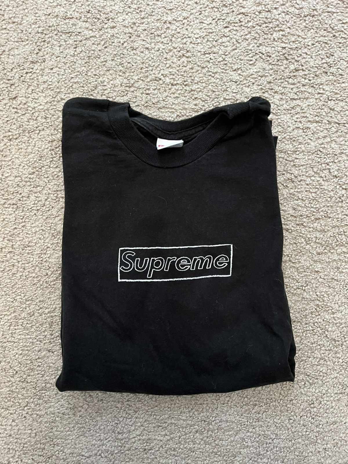 Supreme Supreme Kaws Box Logo | Grailed