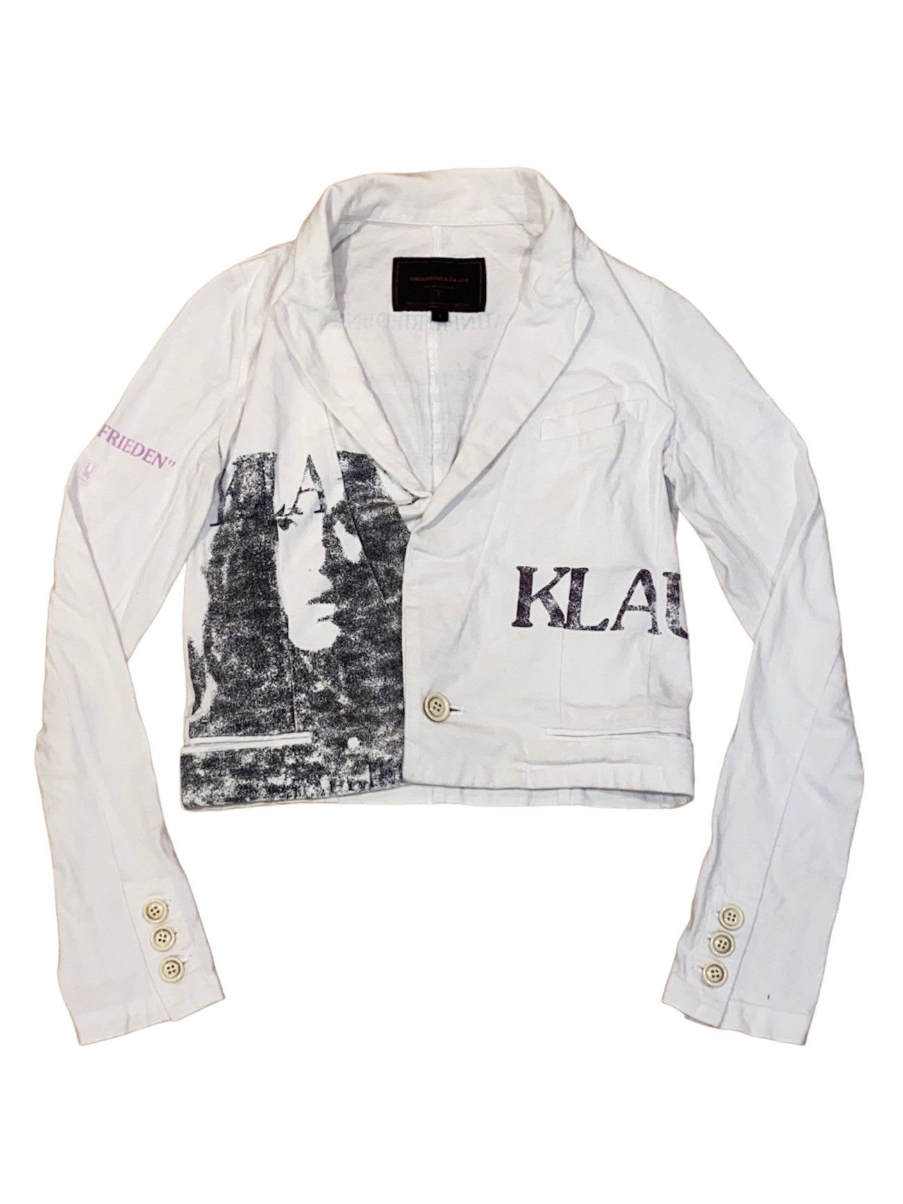 Undercover ss06 “T” Klaus Cropped Blazer | Grailed