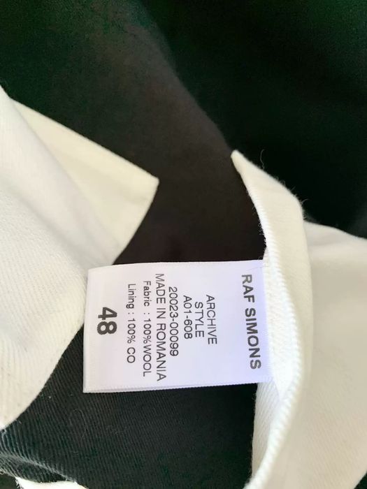 Raf Simons Raf Simons patchwork material jacket | Grailed