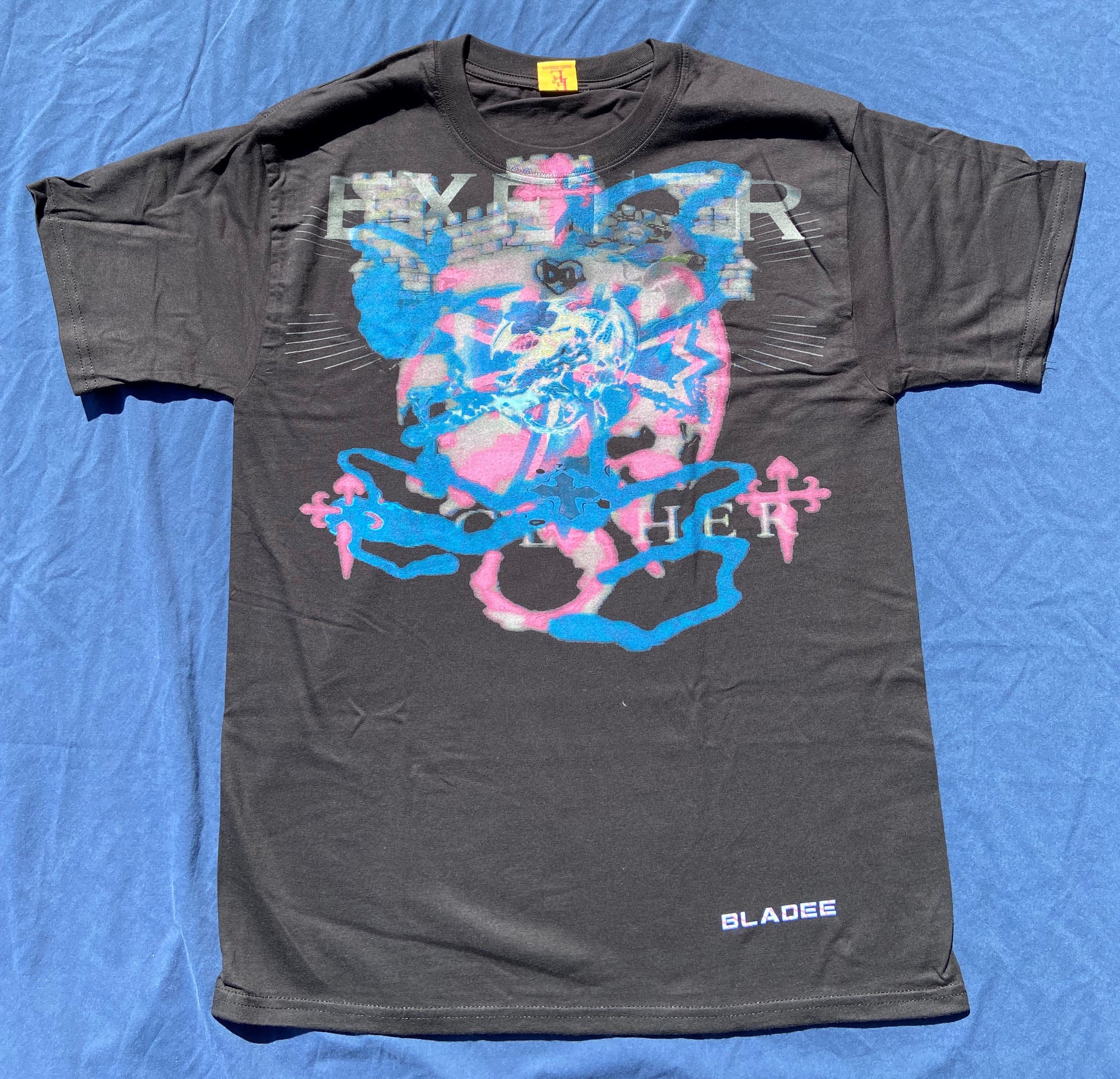 Drain Gang × Sad Boys Bladee Exeter Castle T-shirt (Black) M | Grailed