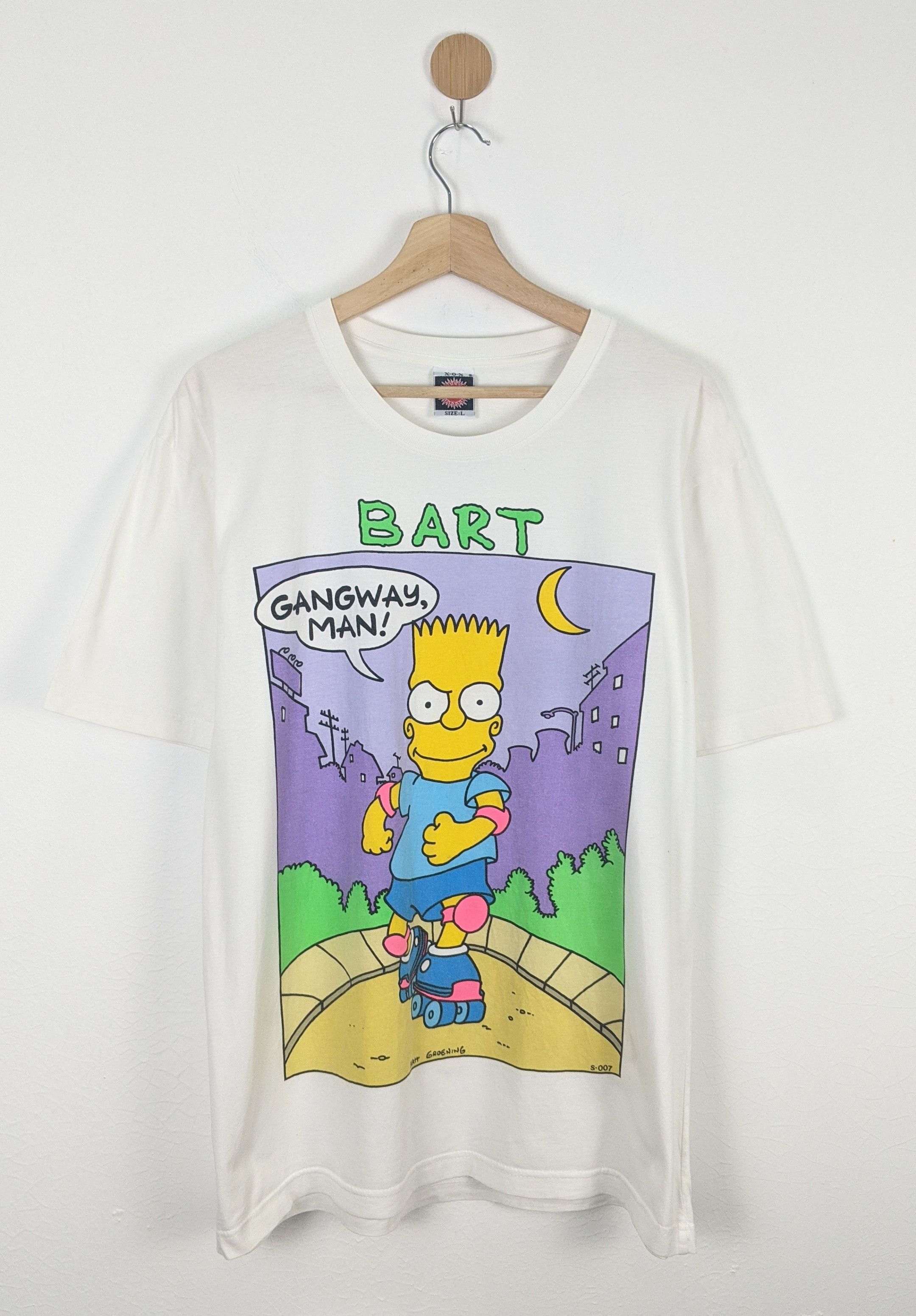 Rap Tees × The Simpsons × Vintage Vintage Bart Simpson Shirt US Cartoon ...
