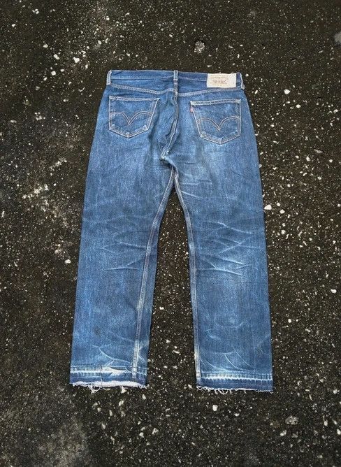 Levi's × Vintage Vintage Levis 501 xx Released Hem Distressed Jeans 36x30 | Grailed
