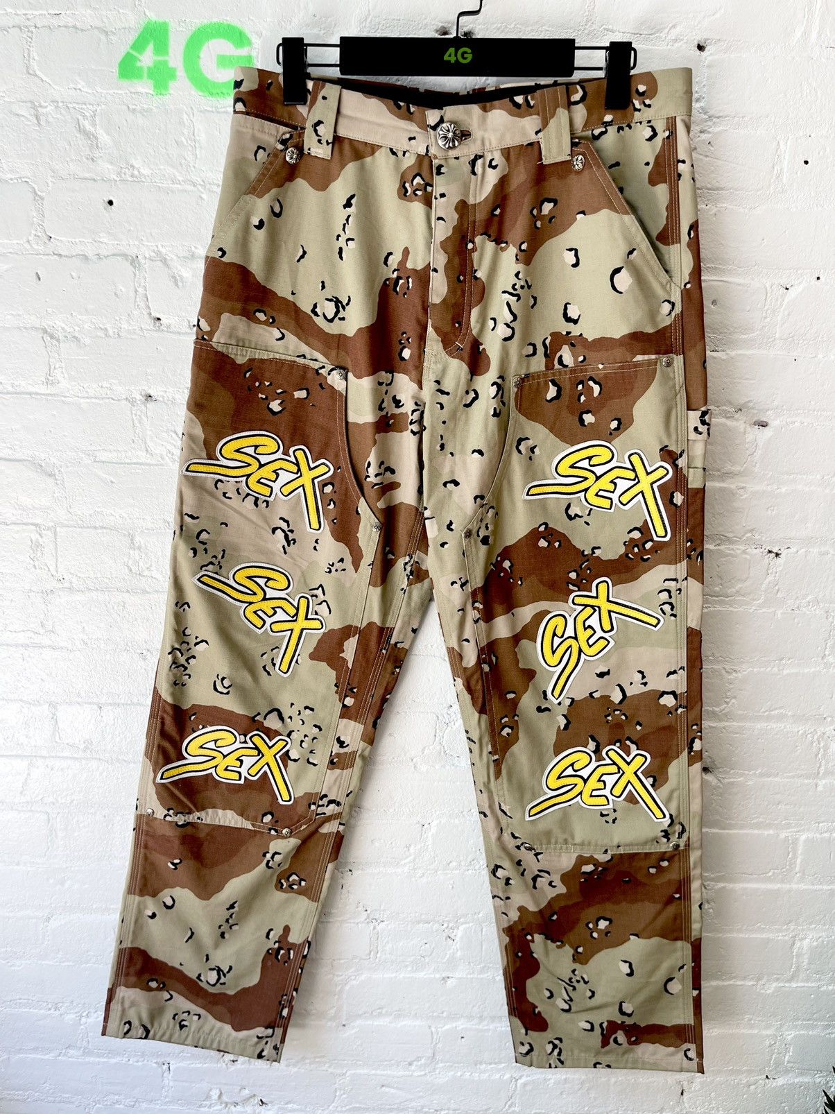 Chrome Hearts Chrome Hearts OFFSET 1/1 SEX Jeans Pants Camo Sz32 | Grailed