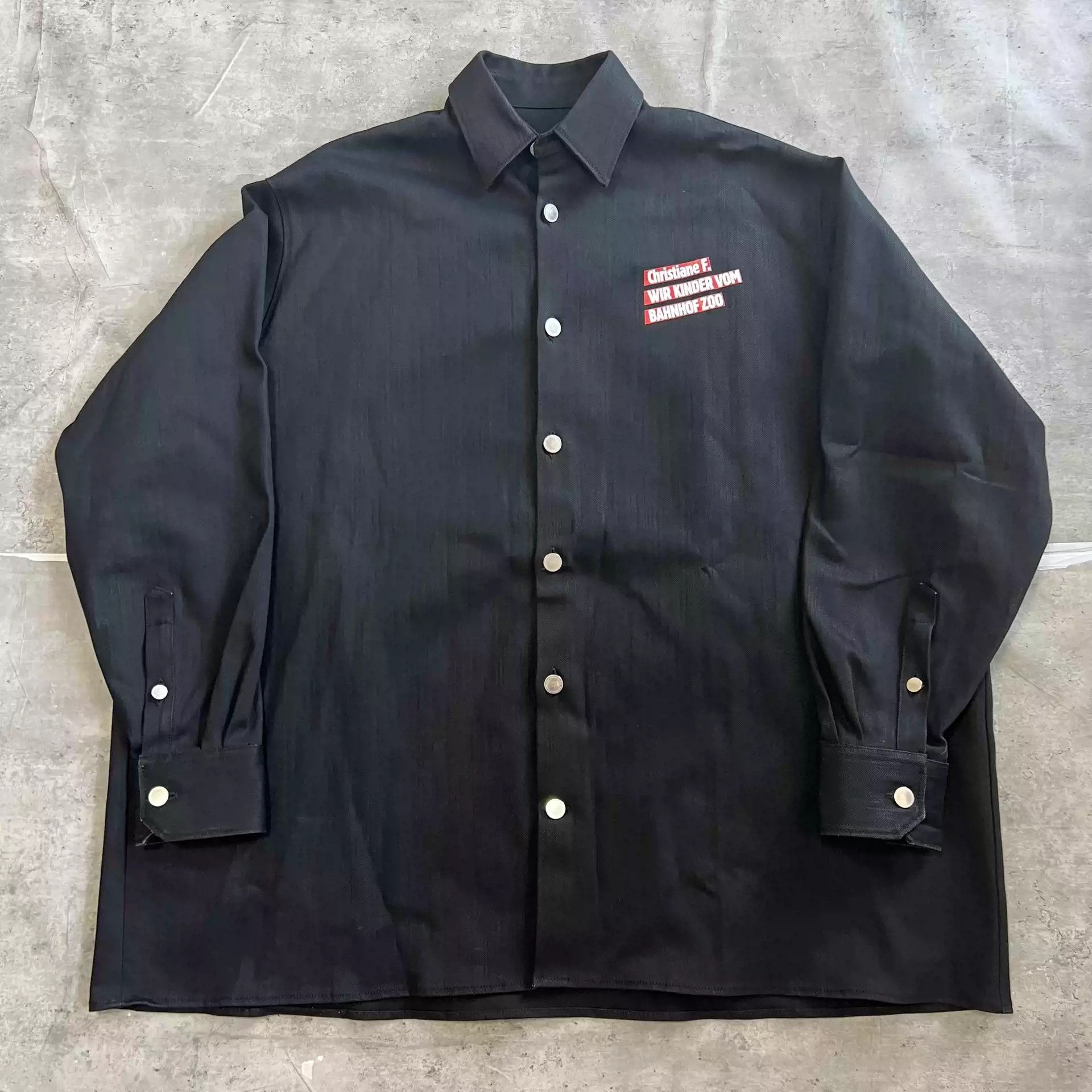 Raf Simons Raf Simons Portrait Patch Silhouette Shirt | Grailed