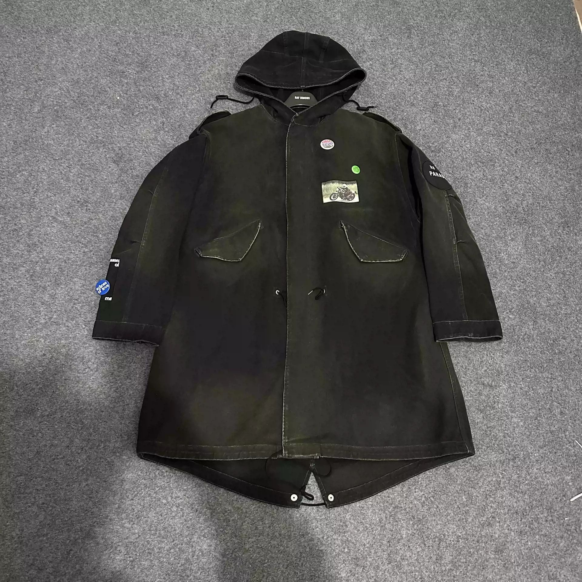 Raf Simons Raf simons patch parka | Grailed