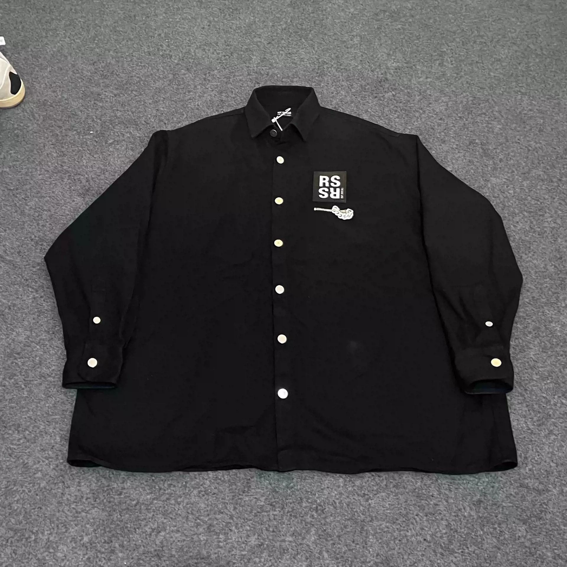 Raf Simons RAF SIMONS zippered silhouette jacket | Grailed