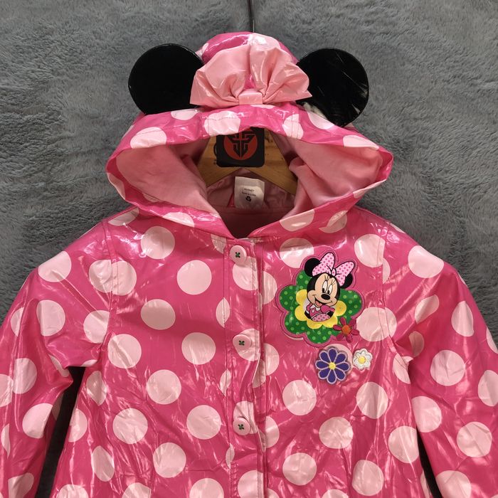 Mickey Mouse Disney Minnie Mouse Kids Rain Jacket #6292-58 | Grailed