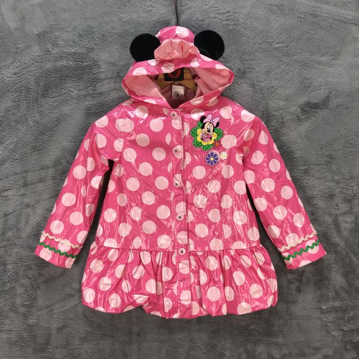 Mickey Mouse Disney Minnie Mouse Kids Rain Jacket #6292-58 | Grailed