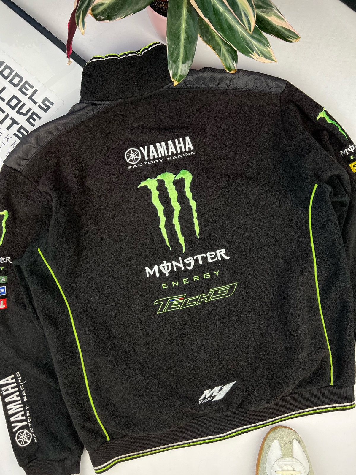 Japanese Brand × Vintage Rare Nascar Monster Energy Tech3 Racing Nylon ...
